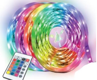 100ft Multi Colored RGB LED Light Strip – FYE