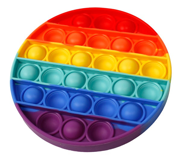 Push Pop-Rainbow Circle Bubble Sensory Fidget Toy – FYE