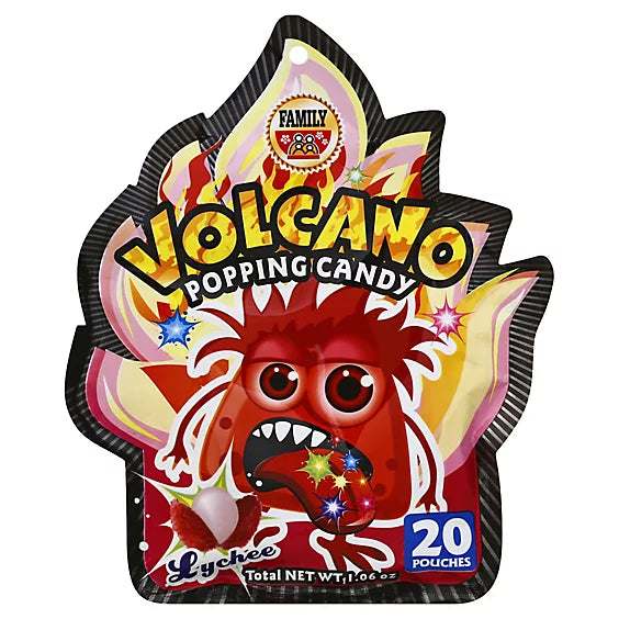 Volcano Popping Candy - Lychee – FYE
