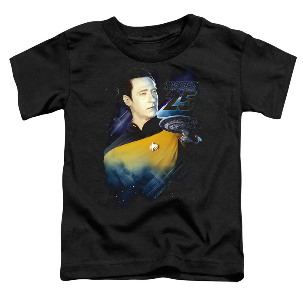 Star Trek - Data 25th - Short Sleeve Toddler Tee - Black T-shirt – FYE