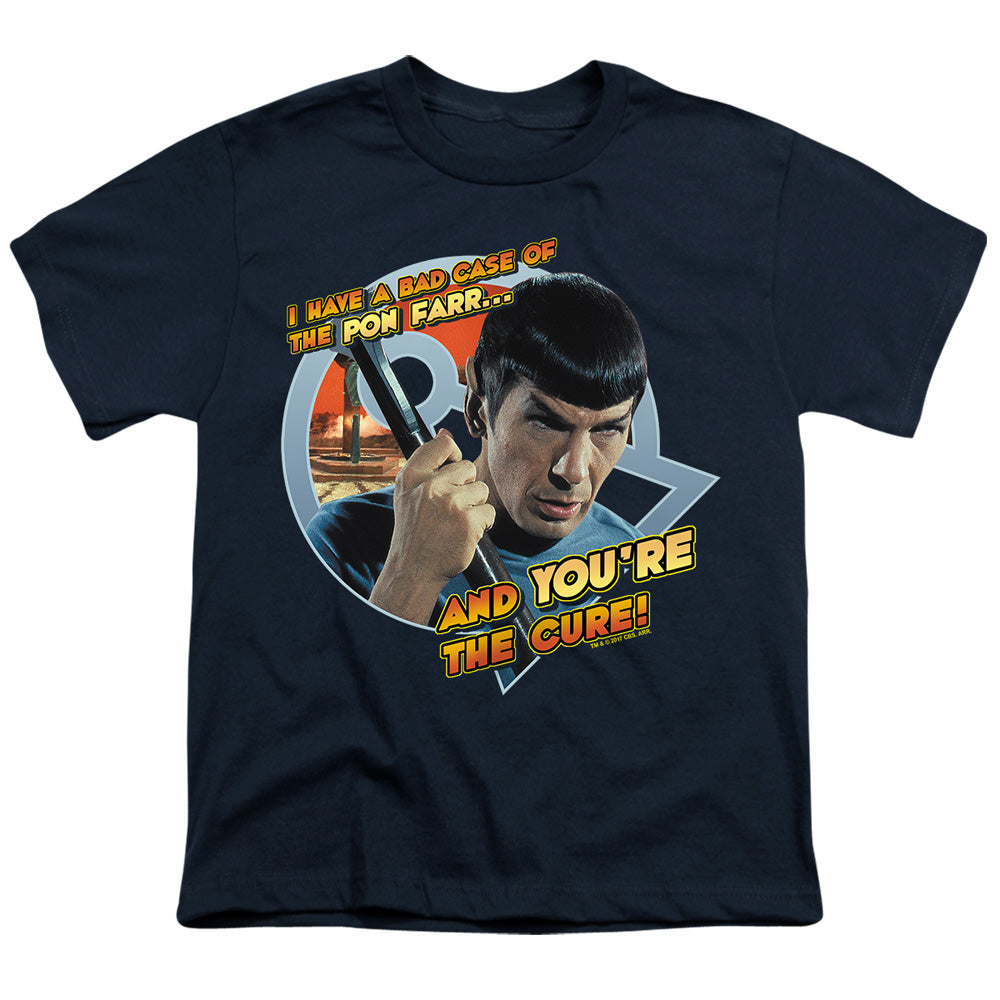 Star Trek - Pon Far - Short Sleeve Youth 18/1 - Navy T-shirt – FYE