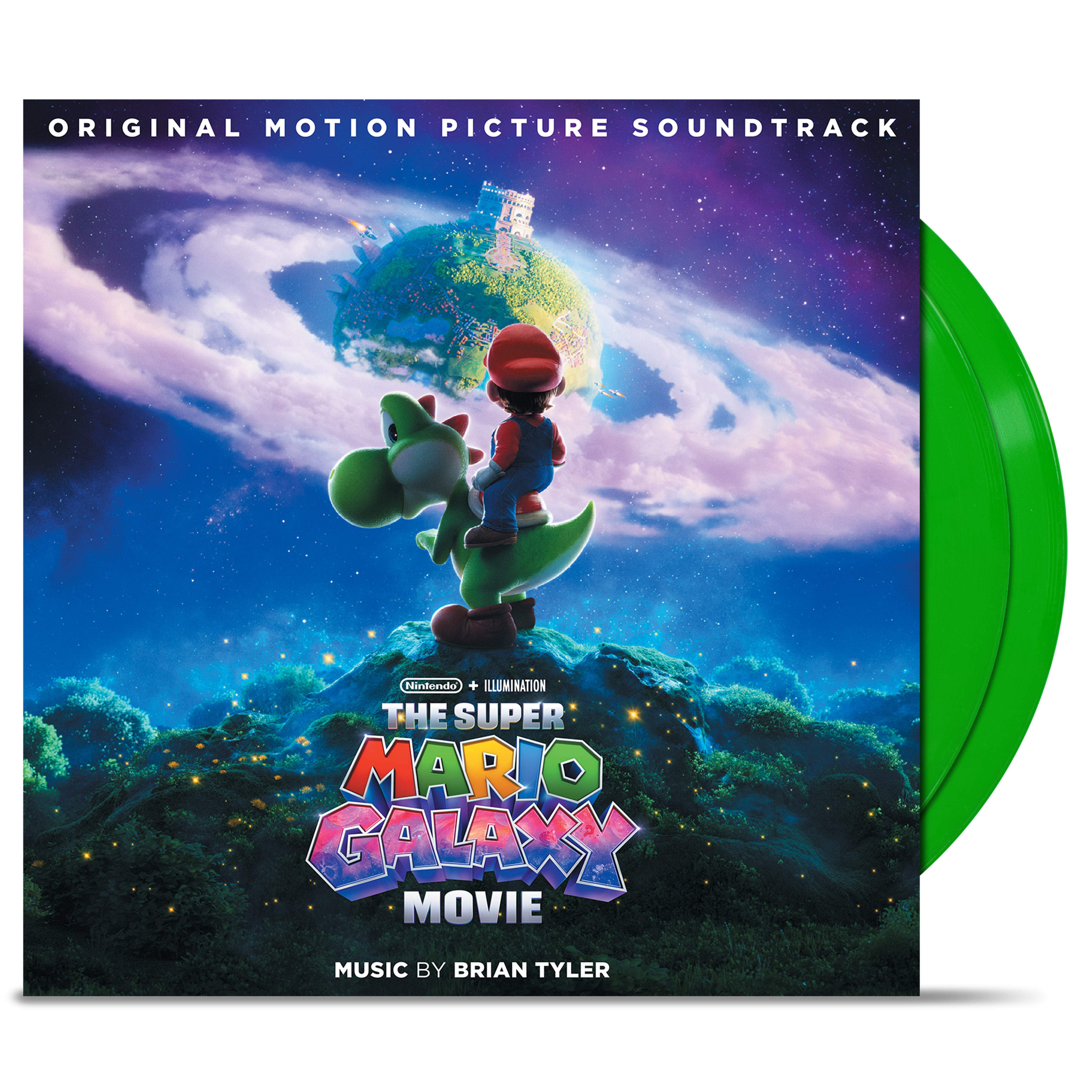 Soundtrack - Super Mario Galaxy Movie Luma Green FYE Exclusive Vinyl