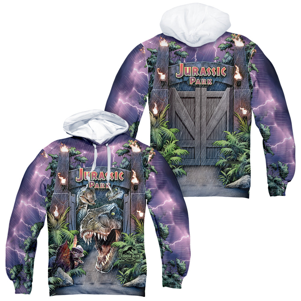 Jurassic Park - Welcome To The Park (Front/back Print) - Adult Poly Pu ...