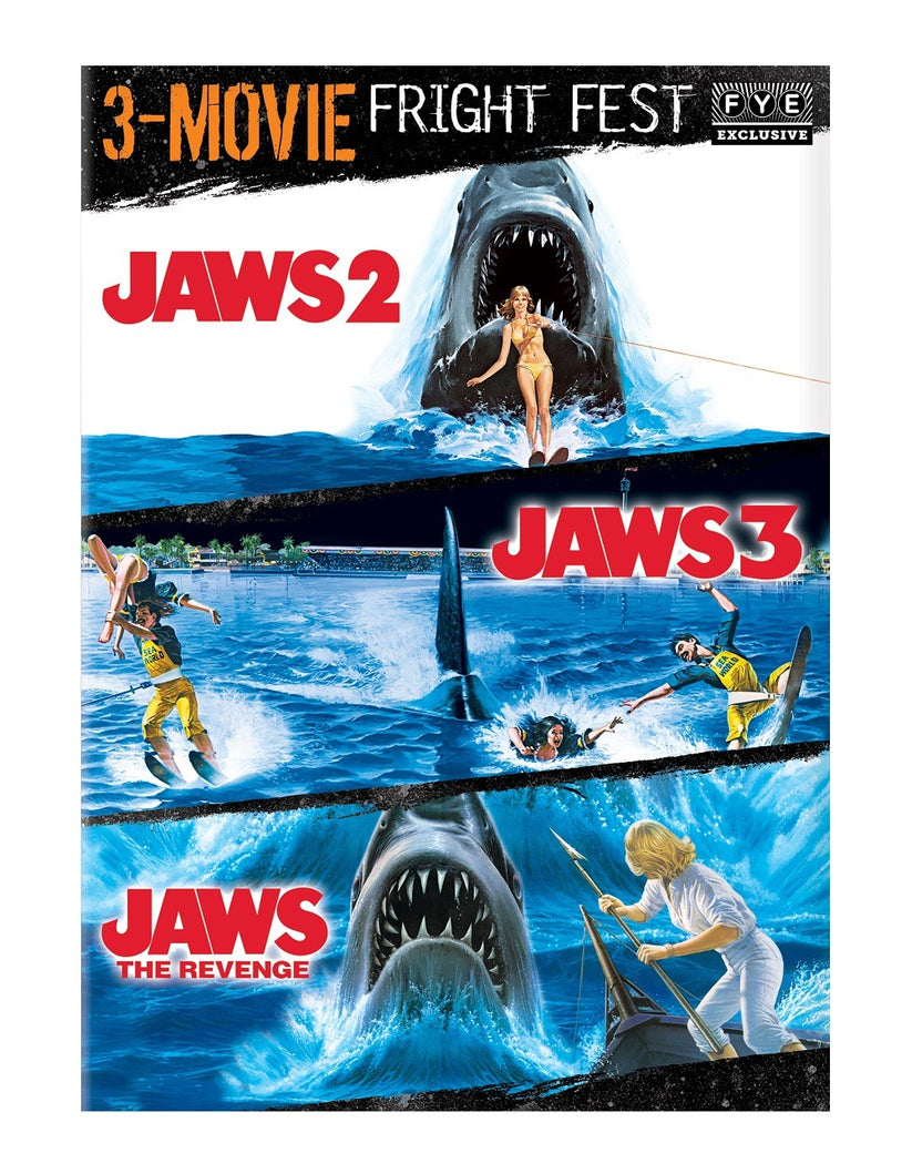 Fright Fest Jaws 3-Movie Collection [Jaws 2, Jaws 3, Jaws The Revenge ...