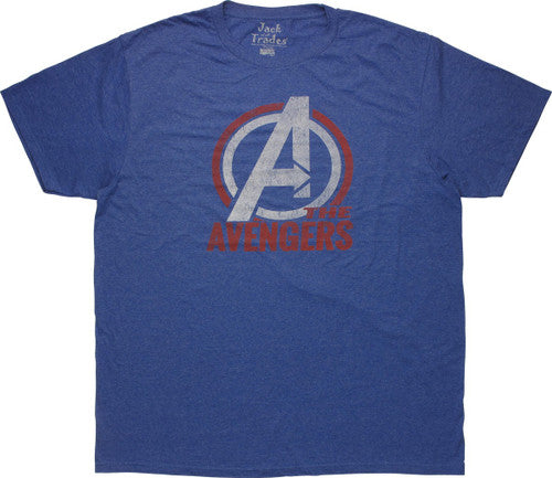 Avengers Logo Red White Blue T-Shirt – FYE