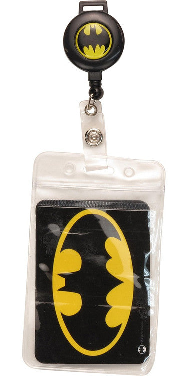 Batman Logo Badge Retractable Lanyard in Yellow – FYE