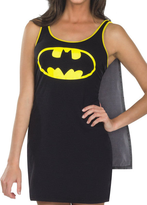 Batman Logo Ringer Caped Tank Top Dress – FYE