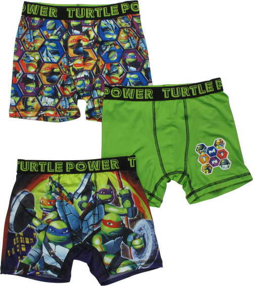 Ninja Turtles Hero Faces 3 Pack Boys Boxer Briefs – FYE