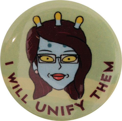 Rick and Morty Unity I Will Unify Them Button in Blue – FYE