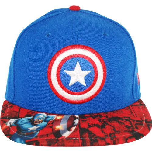 Captain America Comic Visor 59Fifty Hat – FYE