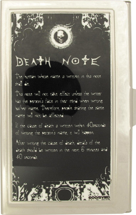 Death Note Notebook Rules Card Case – FYE