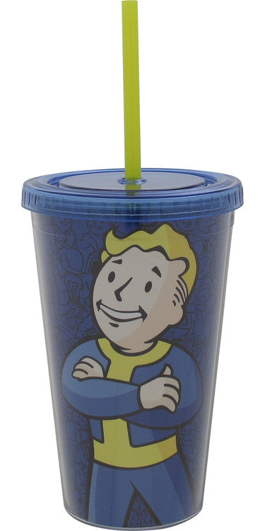 Fallout Vault Boy Vault-Tec Travel Cup in Yellow – FYE