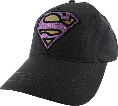 Supergirl Glittered Logo Gray Snapback Youth Hat in Grey – FYE