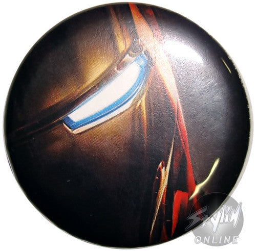Iron Man Movie Button in Red – FYE