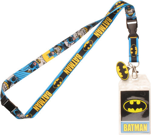 Batman Name Comic Charm Lanyard in Blue – FYE