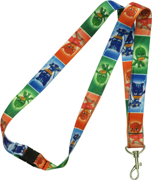 PJ Masks Owlette Catboy and Gekko Lanyard in Orange – FYE