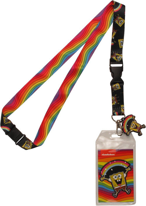 Spongebob Squarepants Rainbows Lanyard in Black – FYE