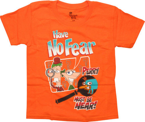Phineas and Ferb Have No Fear Perry Juvenile Shirt – FYE