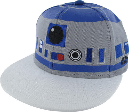 Star Wars R2-D2 Face Snapback Youth Hat in White – FYE