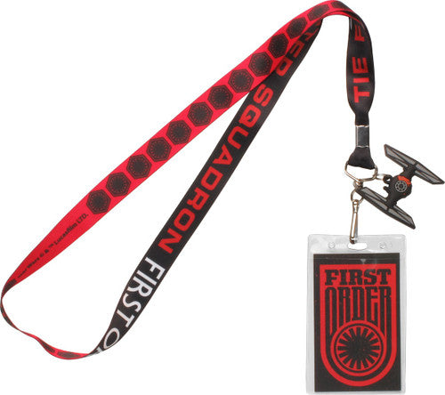 Star Wars TIE Fighter Squadron First Order Lanyard in Red – FYE