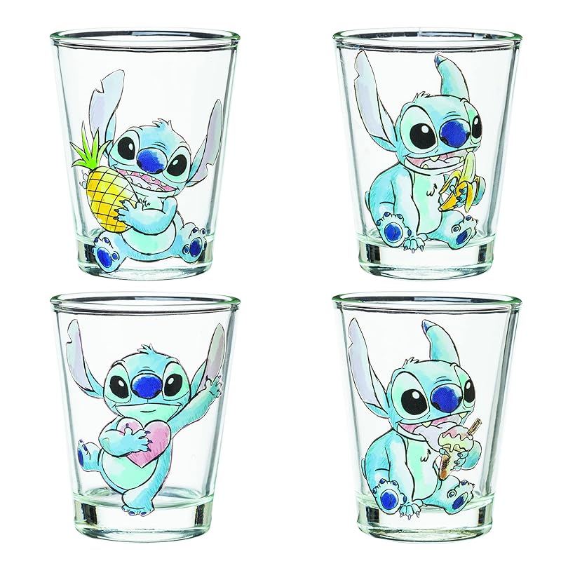Lilo And Stitch Props 4-Pack Mini Glass Set – FYE