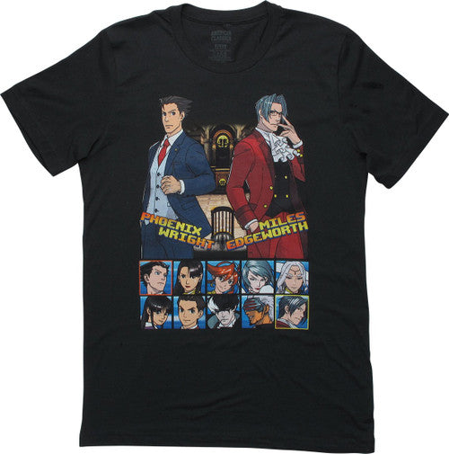 Capcom Ace Attorney Roster T-Shirt – FYE