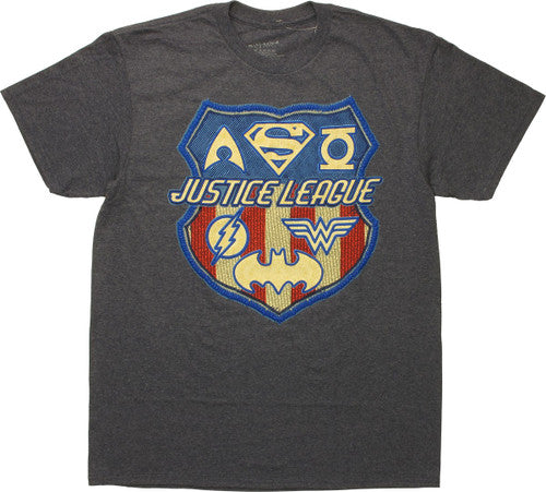 Justice League Raised Logos T-Shirt – FYE