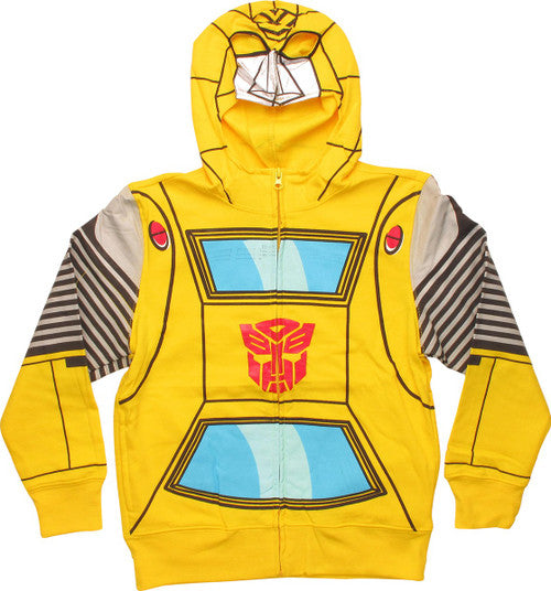 Transformers Bumblebee Foil Face Juvenile Hoodie – FYE