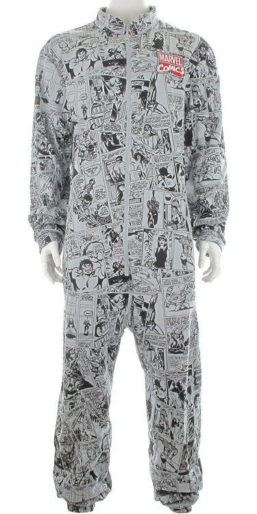 Marvel Vintage Comic Strip Collage Union Suit – FYE